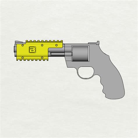 🔫 Rail Mount For Kwc Colt Python 6 Type 3 1・ 3d File For 3d Printing・cults