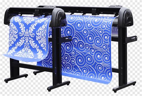 Plotter Vinyl Cutter Cutting Paper Cutting Machine Blue Sticker Png Pngegg