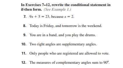 Geometry What S The Approach When Formulating A Conditional Statement About Any Given Scenario