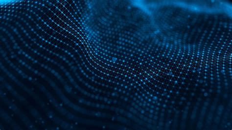Premium Photo Data Technology Illustration Abstract Futuristic Background Wave With Connecting