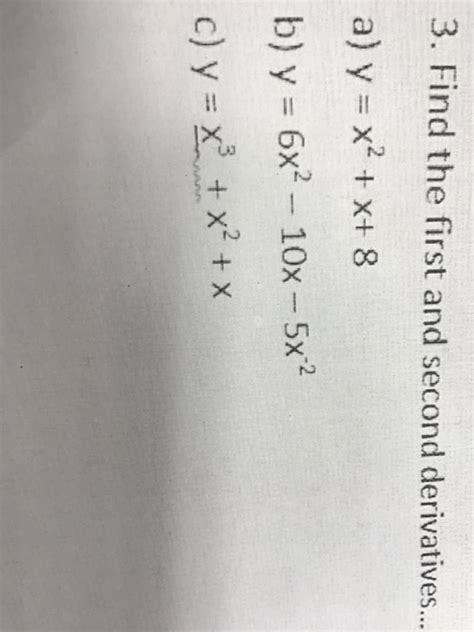 Solved 1 Find The Derivative Using Power Rule Product