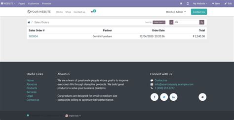 Odoo Website Templates