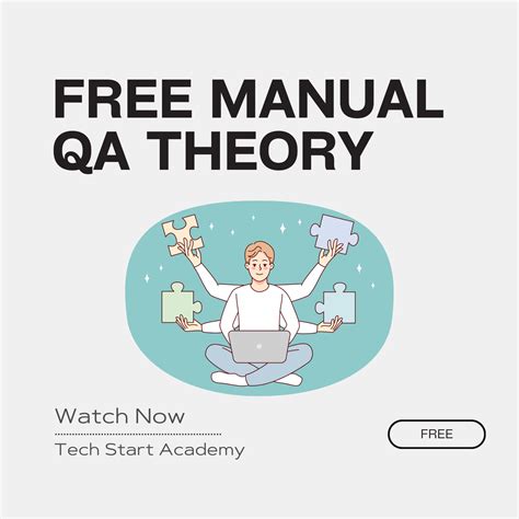 Free Manual Qa Theory Course Tech Start Academy