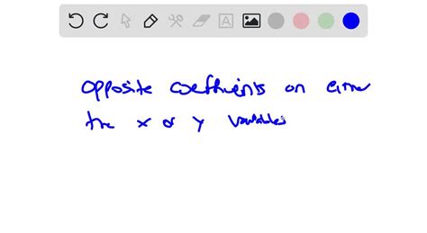 solved give a general description of how to use the elimination by