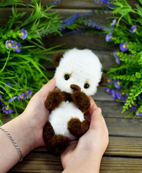 Панда и лиса схема вязания крючком №22634