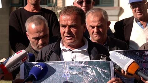 Thumanë Kashar Banorët Protestë Para Ministrisë Abc News Albania
