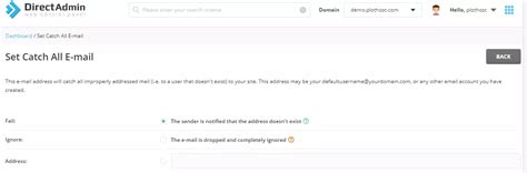 How To Create A Catch All Email Account In Directadmin Plothost