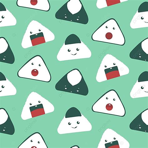 귀여운 일본 음식 원활한 패턴 배경 고리 귀엽다 벽지 배경 일러스트 및 사진 무료 다운로드 Pngtree
