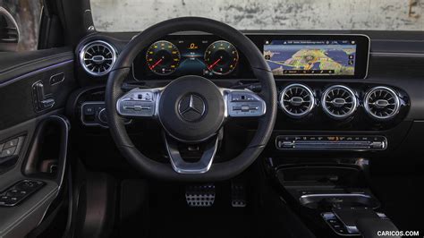 2019 Mercedes Benz A Class Sedan Us Spec Interior Cockpit Caricos