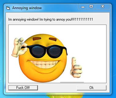 Annoying Window By Vkh