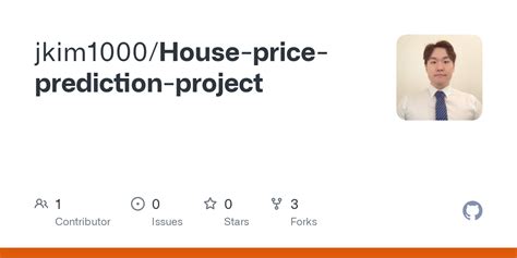 GitHub Jkim House Price Prediction Project