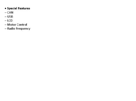 Components Of A Typical Fullfeatured Microcontroller The Pic
