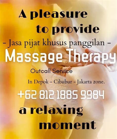 Pijat pria panggilan - Massage (Depok - Bogor - Jakarta) 🇮🇩. (@pijat_pria_massage) on Threads