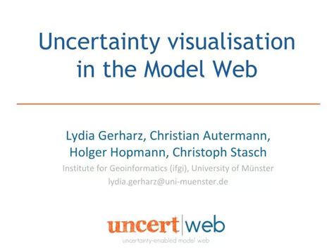 PPT Uncertainty Visualisation In The Model Web PowerPoint Presentation ID 2248932