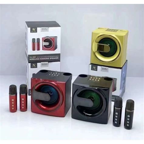 Speaker Bluetooth Karaoke Set Lengkap Speaker Bluetooth Mic Wireless