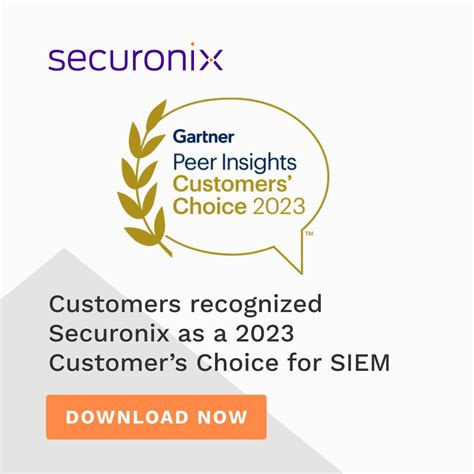 Securonix On Linkedin Gartner® Voice Of The Customer For Security Information And Event…