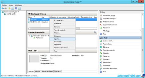 Export And Import Virtual Machines In Hyper V 30 On Ws 2012 R2 Or Ws