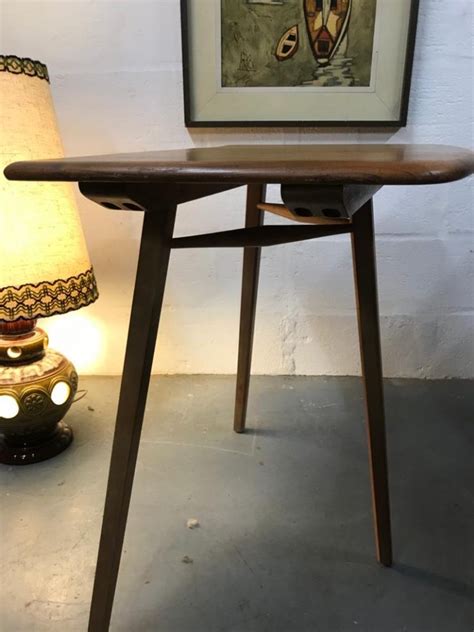 Vintage Ercol Plank Extension Table Writing Desk Occasional Table Pavement Vintage