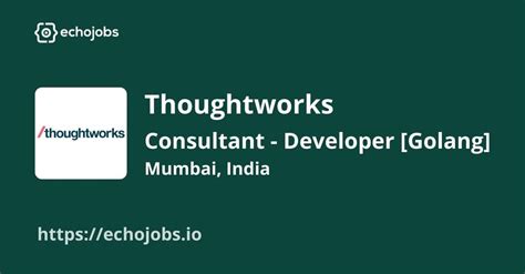 Hiring Consultant Developer Golang Mumbai India Docker