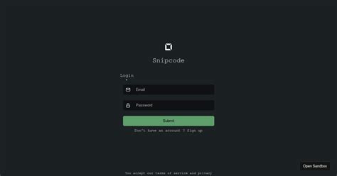 Snipcode Codesandbox