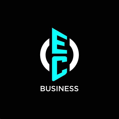 Ec Circle Monogram Logo 21882412 Vector Art At Vecteezy