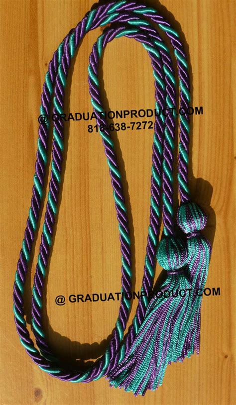 Purple And Teal Intertwined Graduation Honor Cords From Grauduation Product