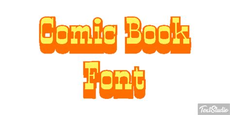 Comic Book Font Font Animated  Logo Designs