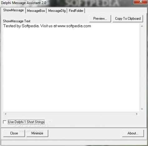 Delphi Message Assistant Download Softpedia
