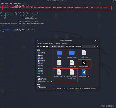 Syscall函数（调用底层，非windowsapi）去执行shellcodesyswhispers3 Csdn博客