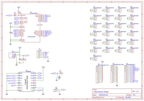 LoRa Sensor Node EasyEDA Open Source Hardware Lab
