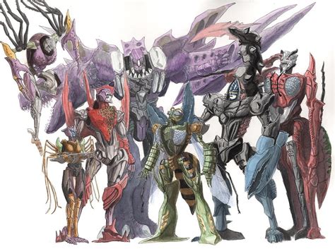 Predacons Terrorize Or My 21st Painting In My Bw Series Of Paintings Predacons Terrorize Or My 21st Painting In My Bw Series Of Paintings