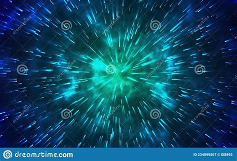 Abstract Science Background With Particles And Plexus Connected Lines