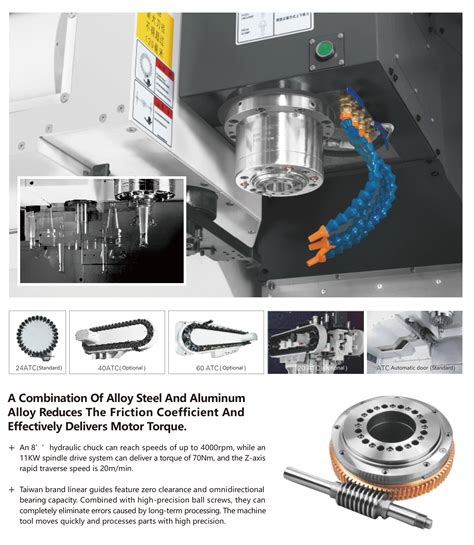 5 Axis Cnc Milling Machine Fanuc System Fmv4005h Cnc Milling Machine 5