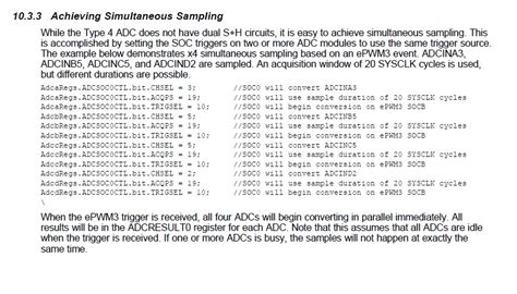 Tms320f28379d Simultaneous Sampling Of Adc C2000 Microcontrollers