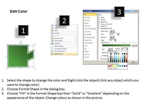 Illustration Of Puzzle Process Using 8 Stages Typical Flow Chart PowerPoint Templates