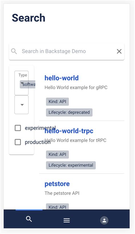 Bug Report Search UI Not Responsive For Mobile Xs Sized Screens Issue Backstage