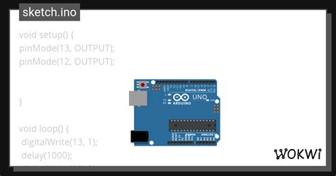 Led13flipflop Wokwi Esp32 Stm32 Arduino Simulator