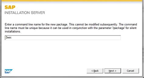 SAPGUI Installation Server Part Package Creati SAP Community