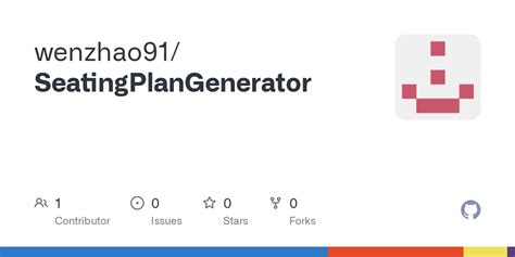 Github Wenzhao91seatingplangenerator
