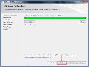 Install SQL Server Service Pack