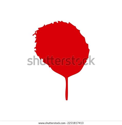 Blood Splatter Icon Illustrations Suitable Depicting Stock Vector