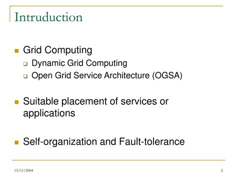 Ppt Algorithms For Self Organization And Adaptive Service Placement In Dynamic Distributed