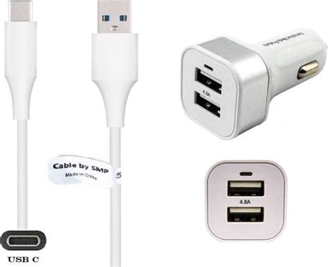 Oneone A Autolader M Extra Sterke Usb C Kabel Auto Oplader Adapter Met Bol