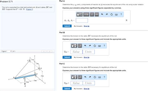 Solved Problem Part A Determine The Z Y And Z Chegg