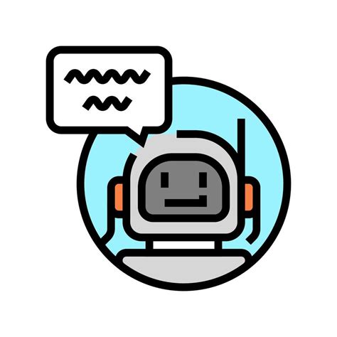 Chatbot Robot Color Icon Vector Illustration 18778437 Vector Art At Vecteezy