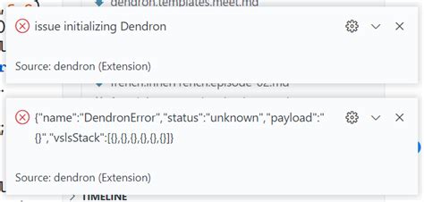 Dendron Extension Fails To Initialize · Issue 151012 · Microsoft