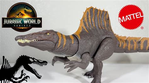 Mattel Tail Thrasher Spinosaurus Figure Review I Jurassic World Rebirth Youtube