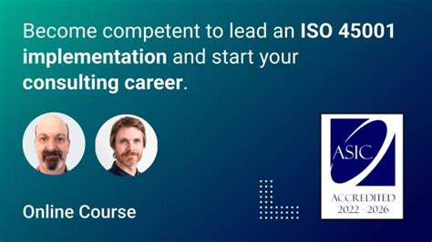 Free Iso 45001 Lead Implementer Online Course Advisera Training