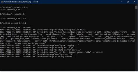 server won´t start · issue 169 · assetto corsa web accweb · github