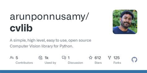 GitHub Arunponnusamy Cvlib A Simple High Level Easy To Use Open Source Computer Vision